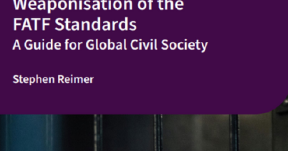 Webinar: How Governments Abuse FATF Standards to Attack Civil Society ...